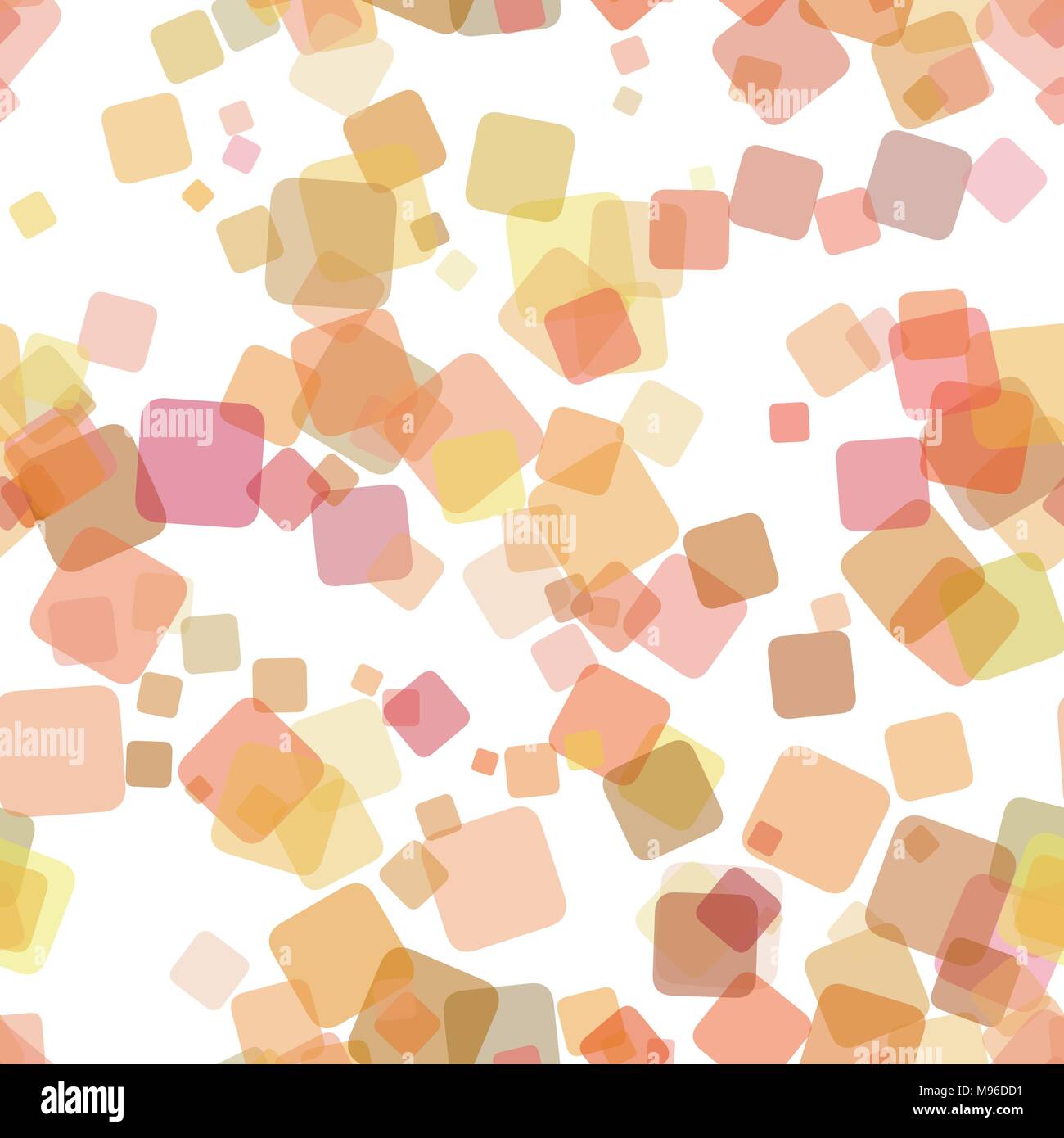 Seamless abstract geometric square pattern background - vector illustration from random rotated ...