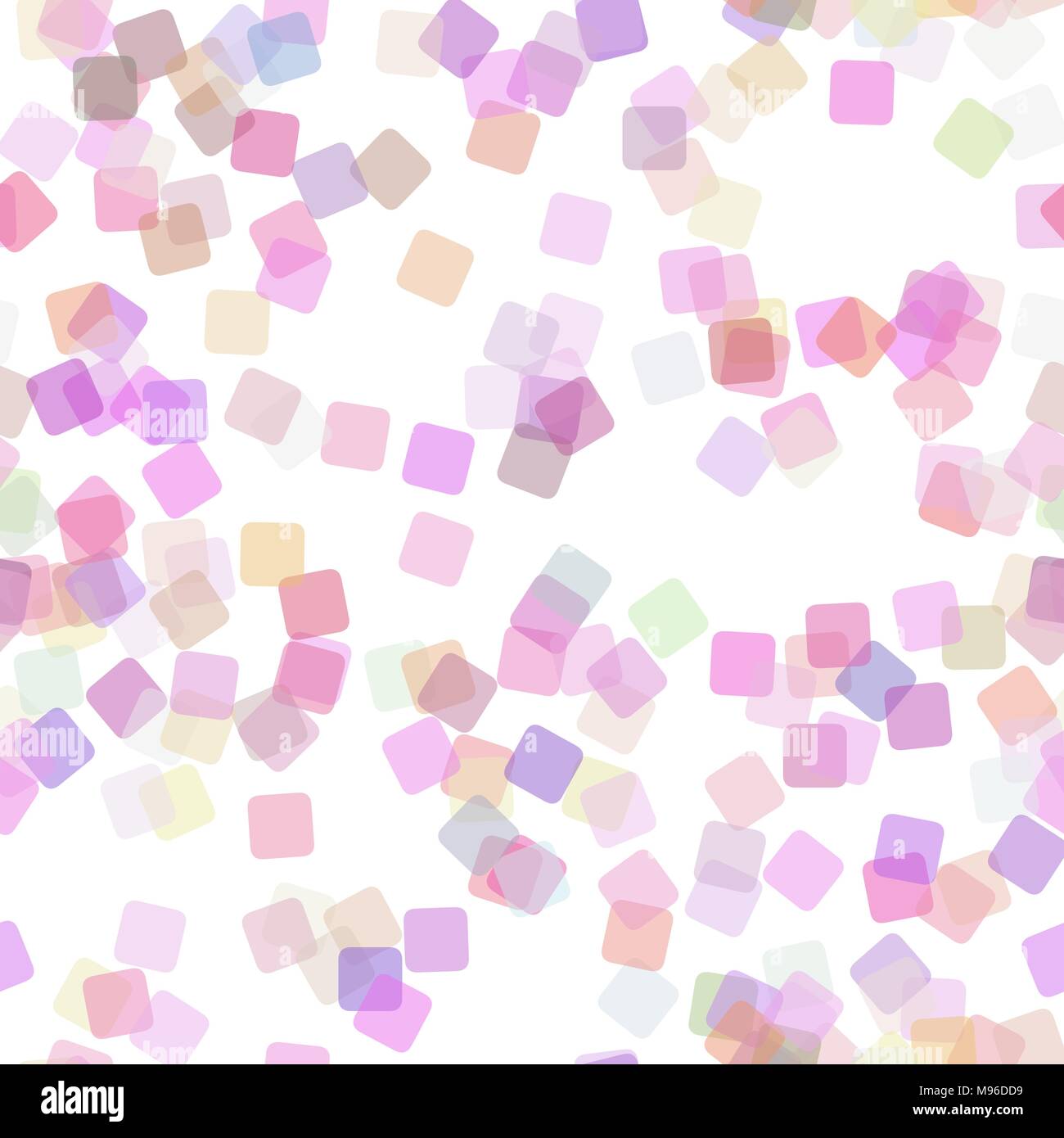 Seamless square pattern background - vector illustration from random rotated squares with ...