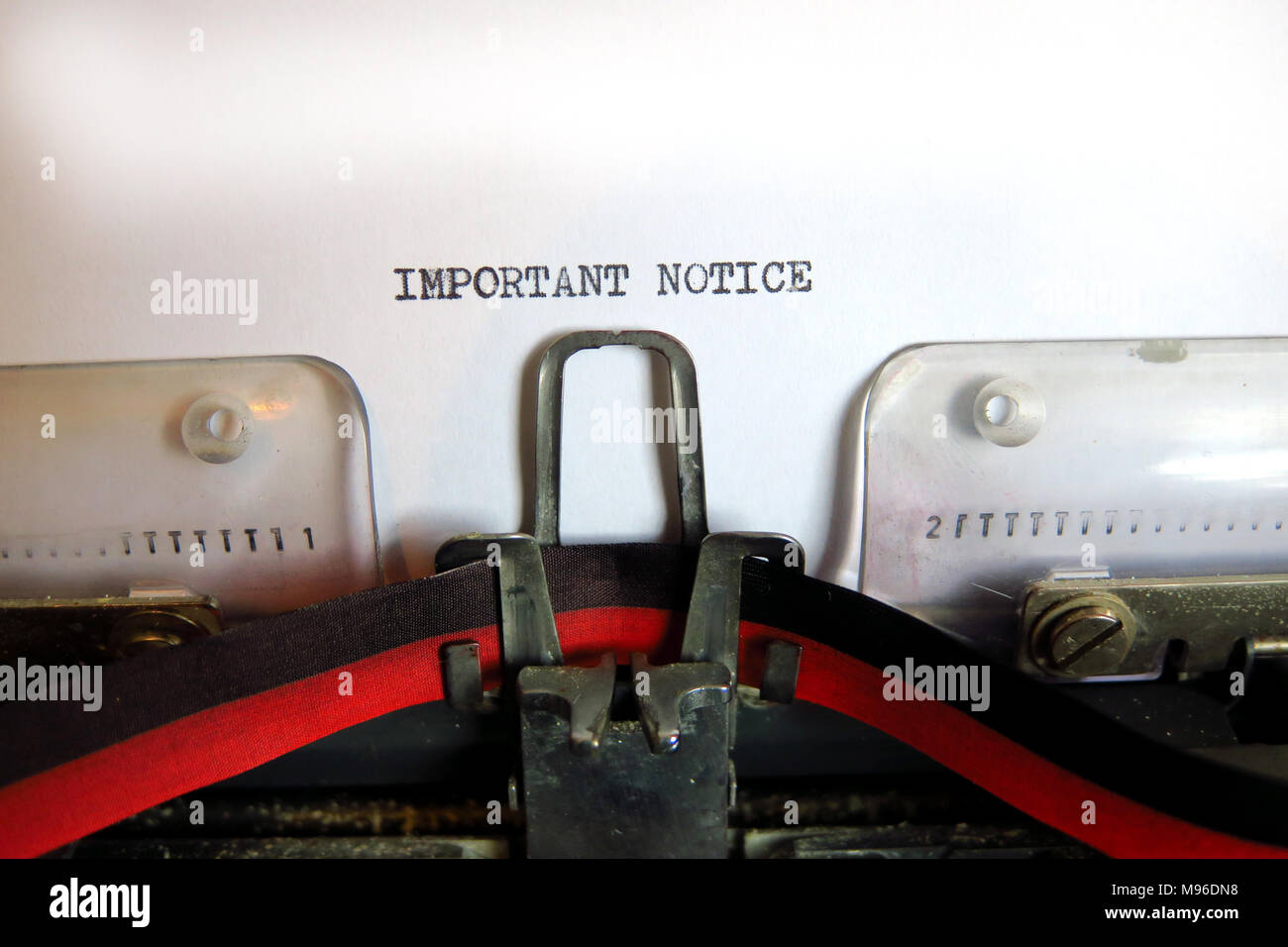 Typing ribbon hi-res stock photography and images - Alamy