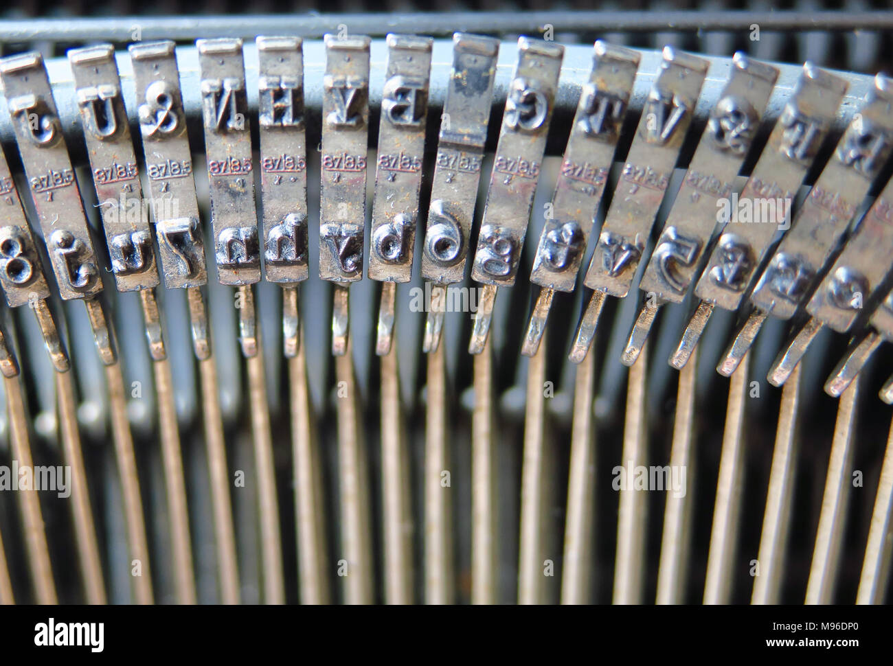 Typewriter keys alphabet hi-res stock photography and images - Alamy