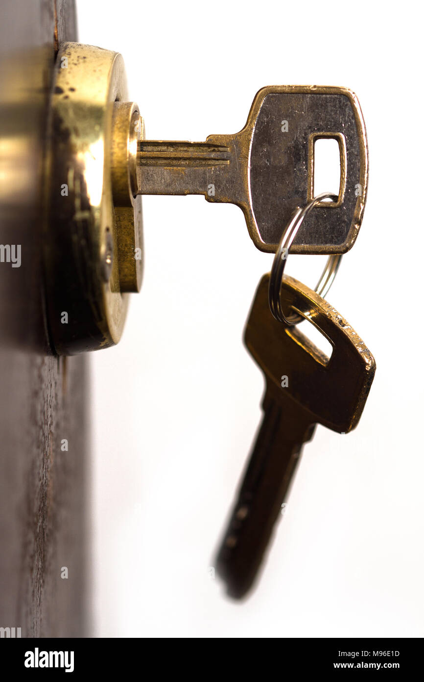 Cylinder lock keys hi-res stock photography and images - Alamy