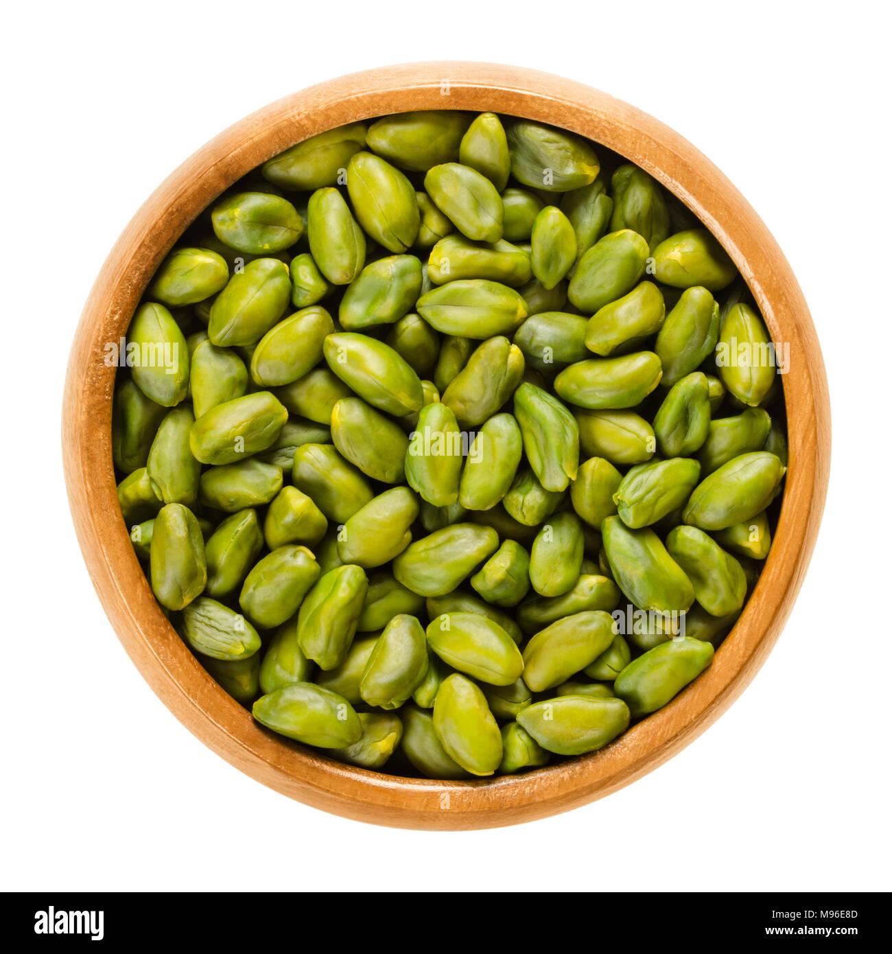 Peeled pistachio kernels from white hi-res stock photography and images ...