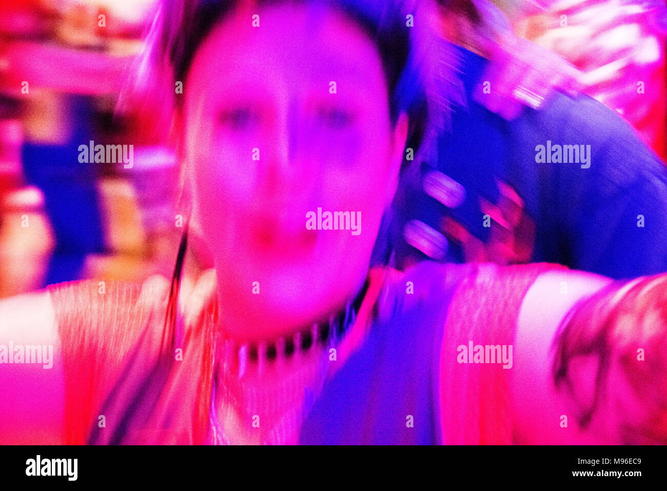 ecstatic dancing woman Stock Photo - Alamy