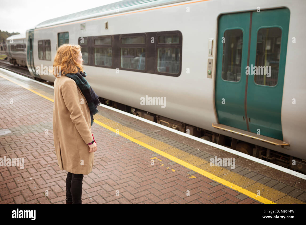 Young caucasian woman running outdoors hi-res stock photography and ...