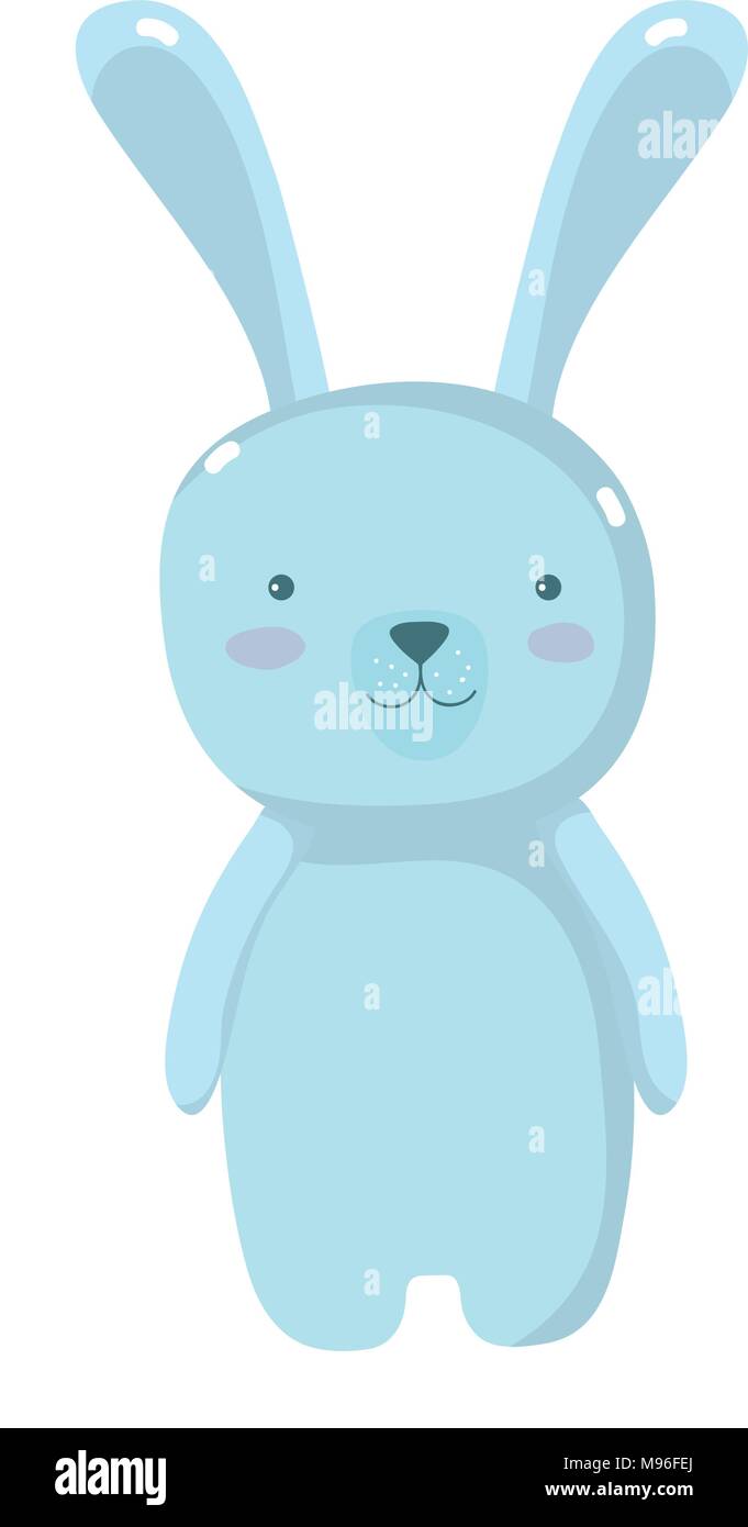 cute cartoon rabbit male animal Stock Vector Image & Art - Alamy