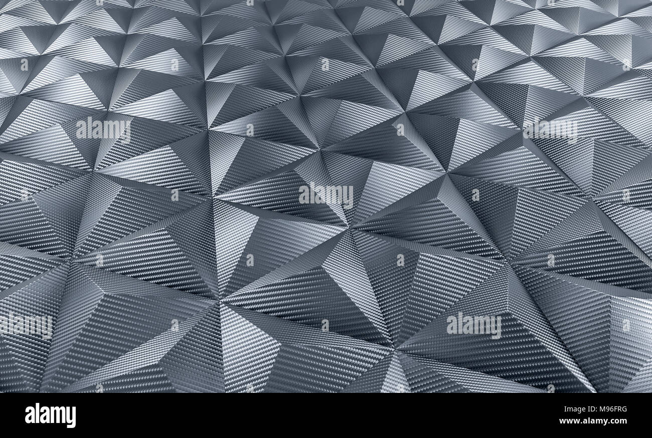 geometric abstract carbon fiber background 3d rendering image Stock ...