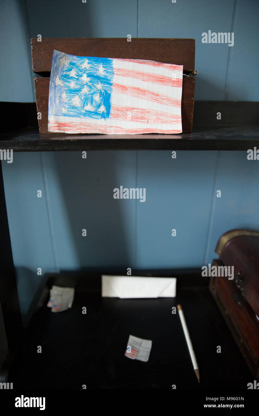 American flag ballot box Stock Photo - Alamy