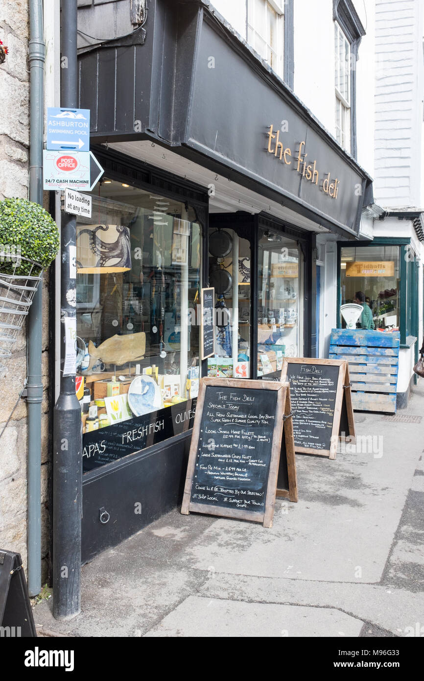 The Fish Deli fishmongers and delicatessen Ashburton in the Dartmoor ...