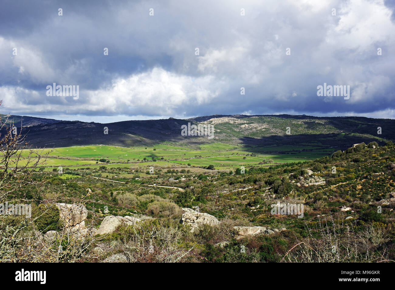 Sardinia. Gallura countryside in spring Stock Photo - Alamy