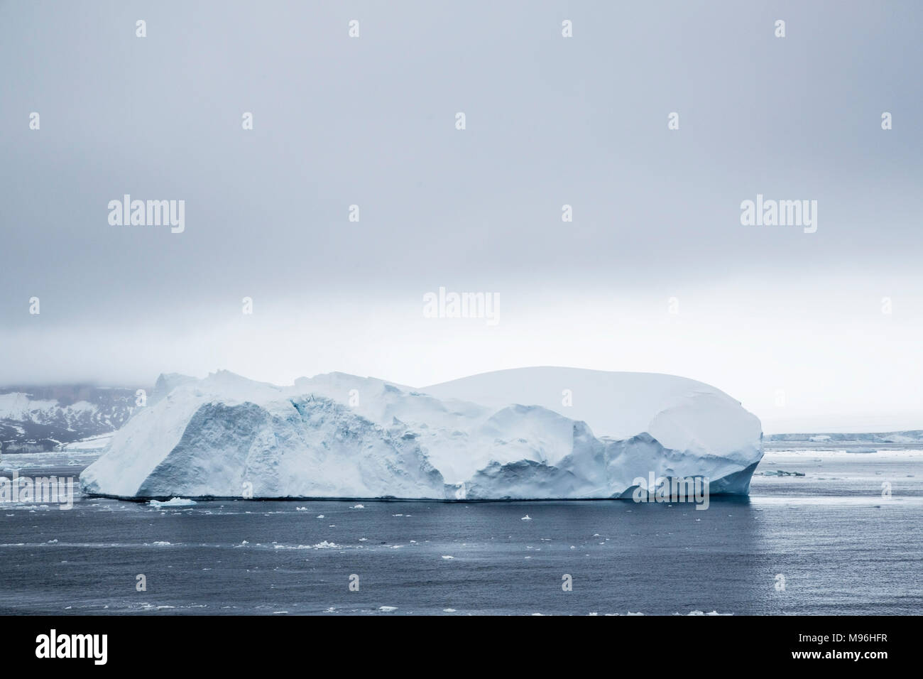 floating iceberg near Hope Bay, Esperanza station, Antarctic Peninsula ...