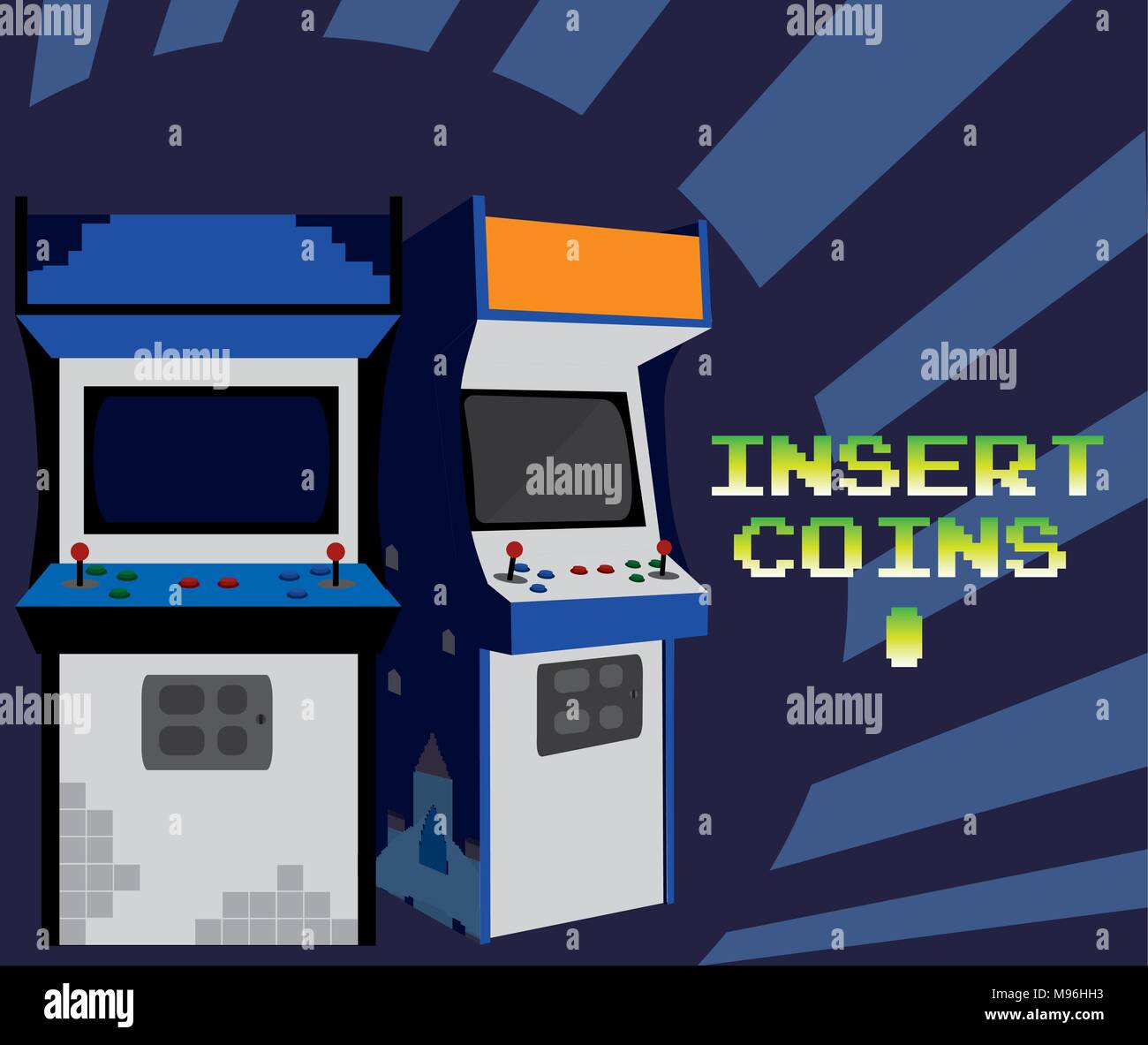 Computer insert coins hi-res stock photography and images - Alamy