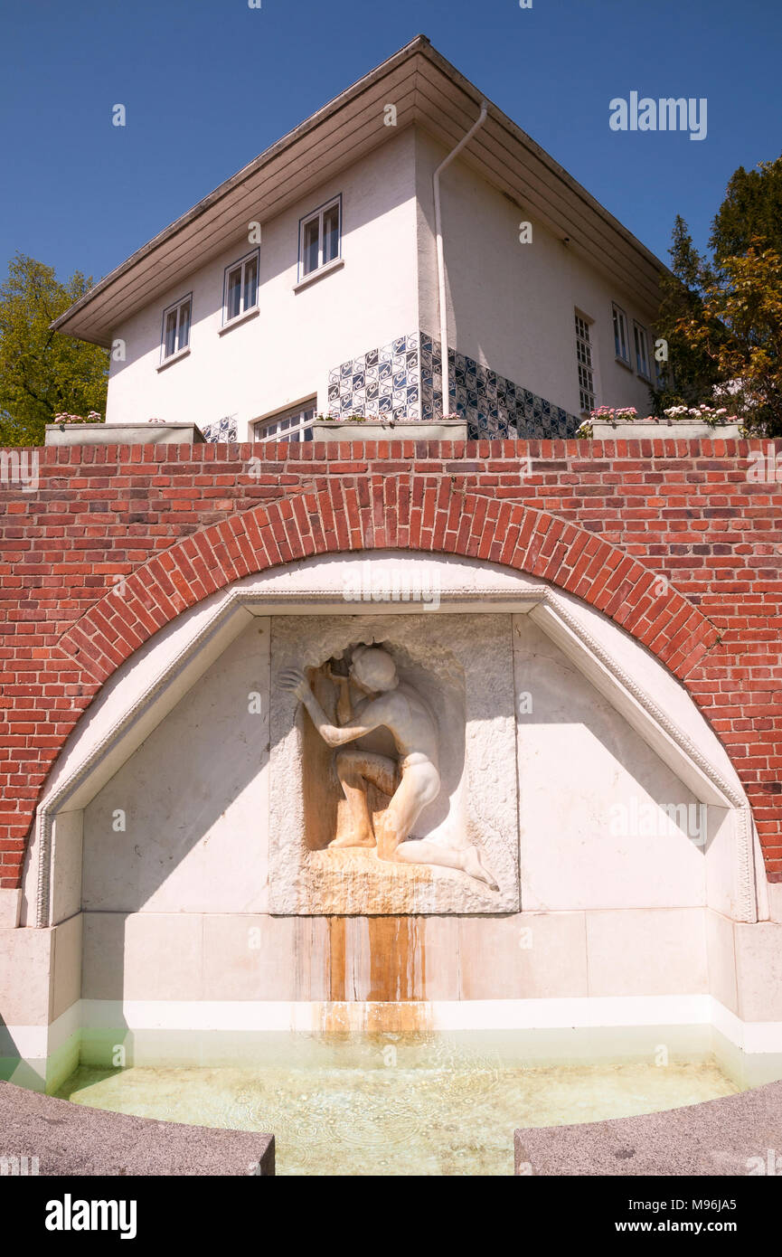 Darmstadt mathildenhohe olbrich house hi-res stock photography and ...