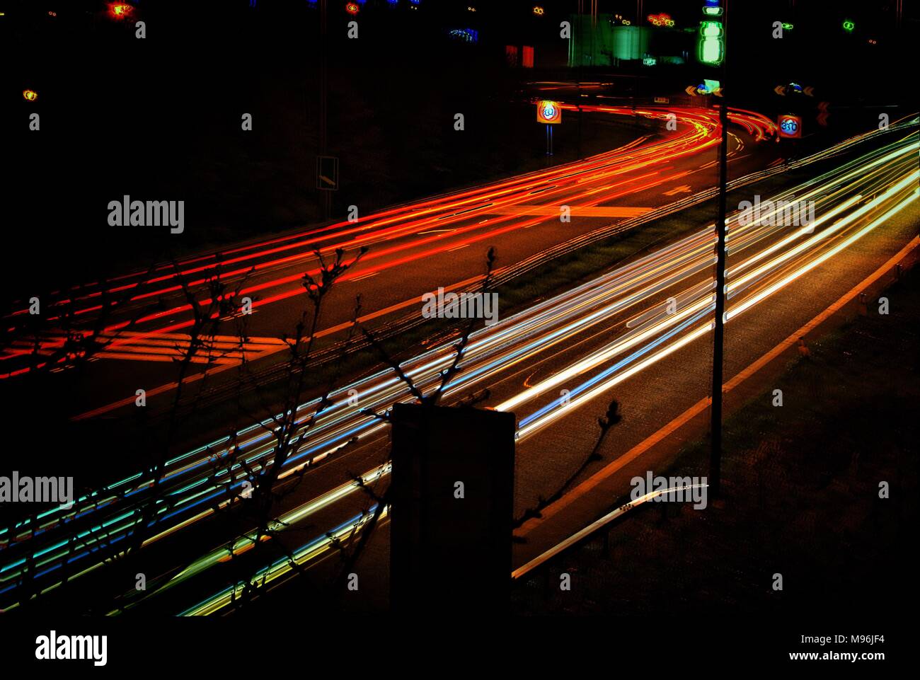 Lights in motion Stock Photo - Alamy