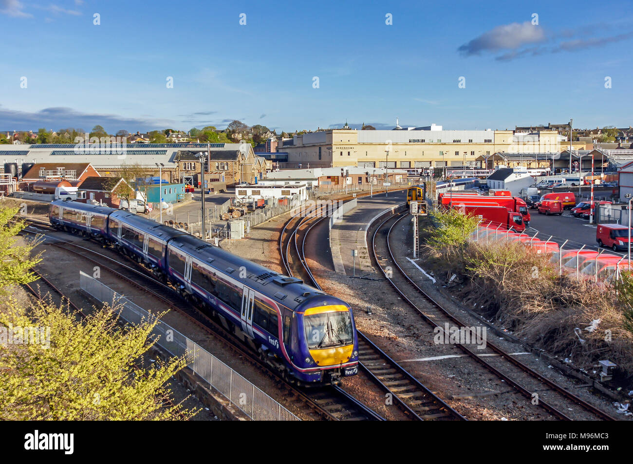 The north end of the triangle at Inverness railway Station Inverness ...