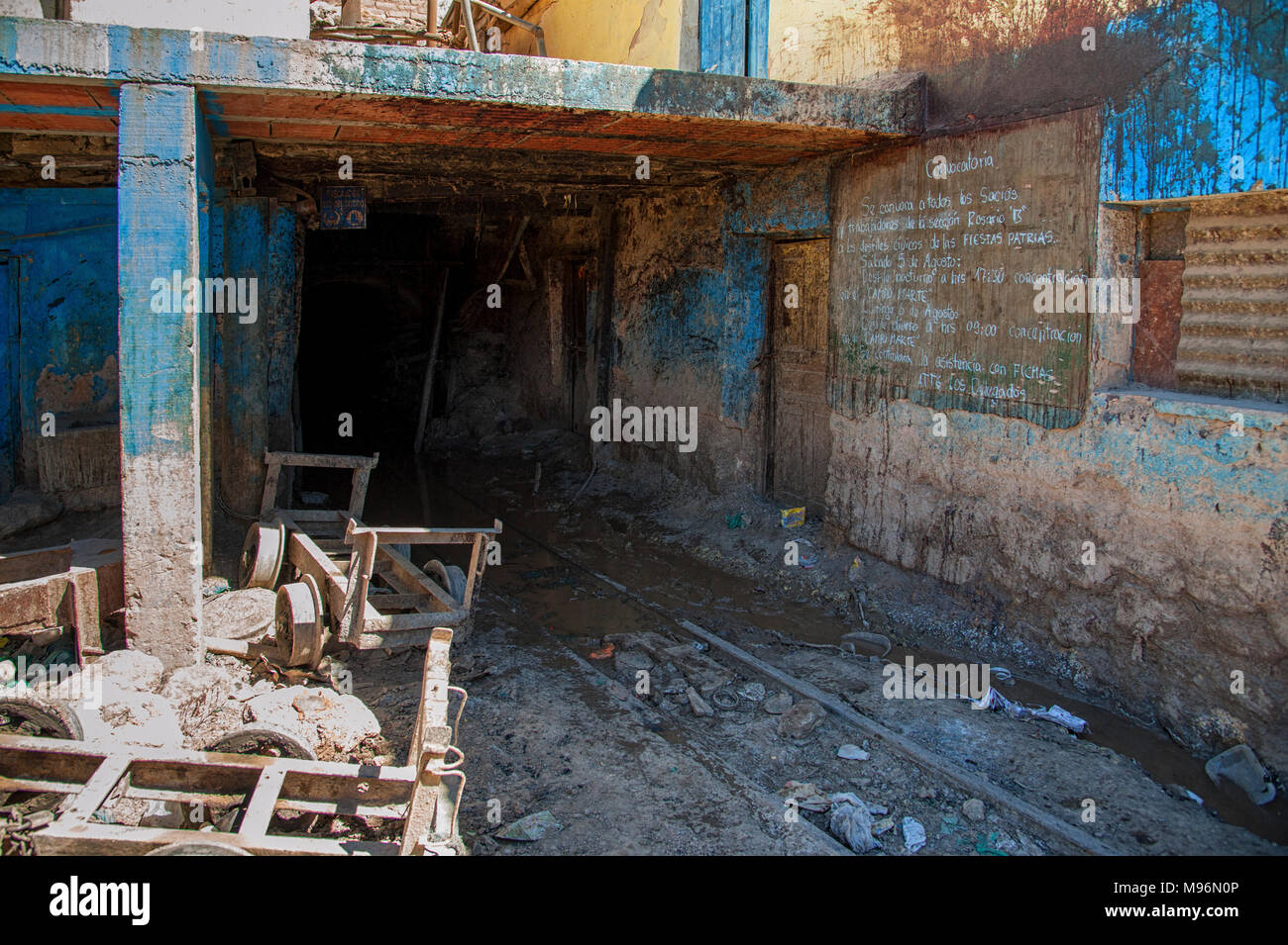 The Cerro Rico silver mines in Potosi, Bolivia - South America Stock ...
