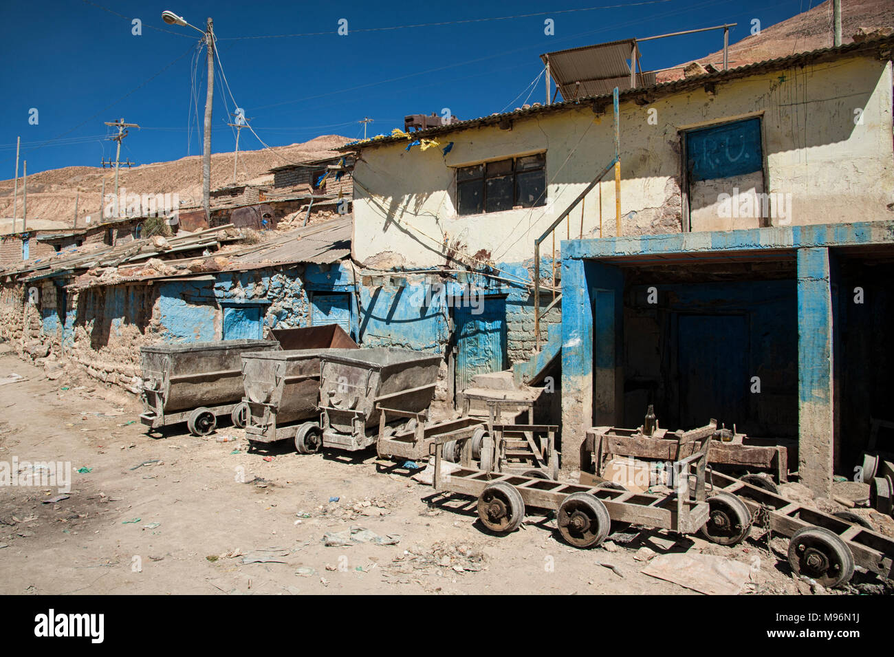 The Cerro Rico silver mines in Potosi, Bolivia - South America Stock ...