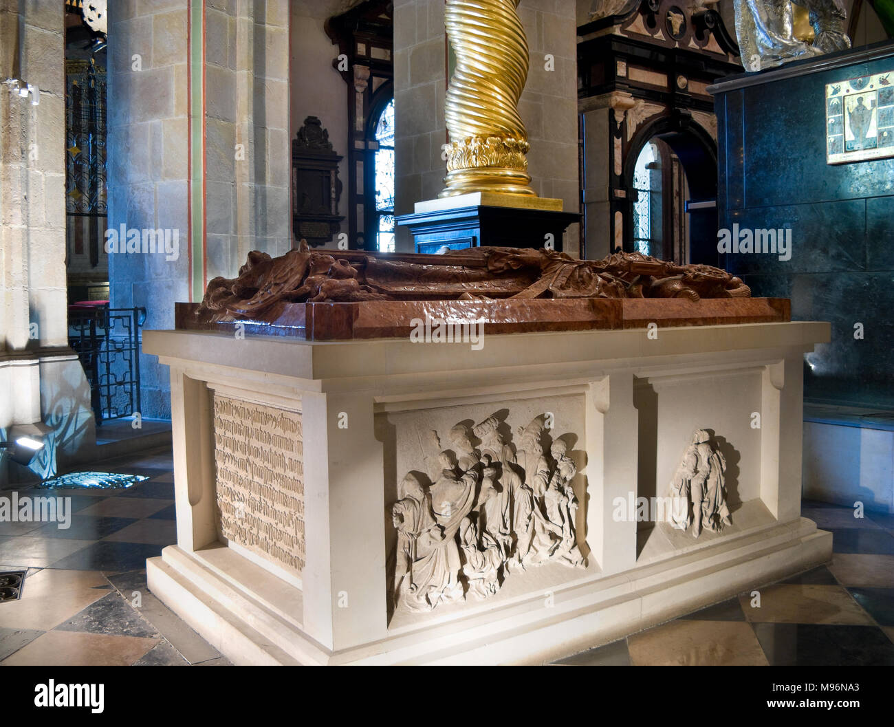 Gothic tomb (cenotaph) - symbolic grave of Saint Adalbert from around ...