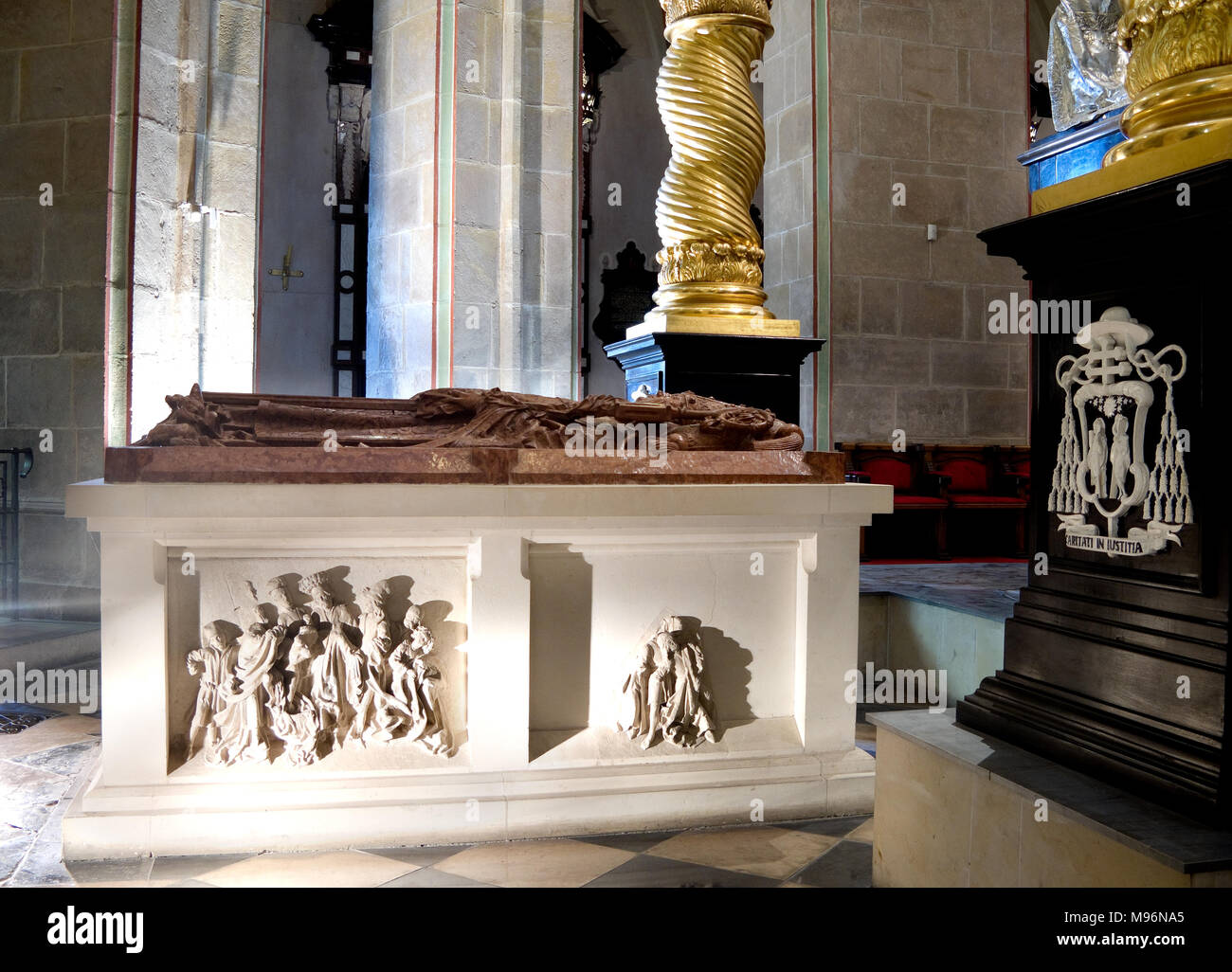 Gothic tomb (cenotaph) - symbolic grave of Saint Adalbert from around ...