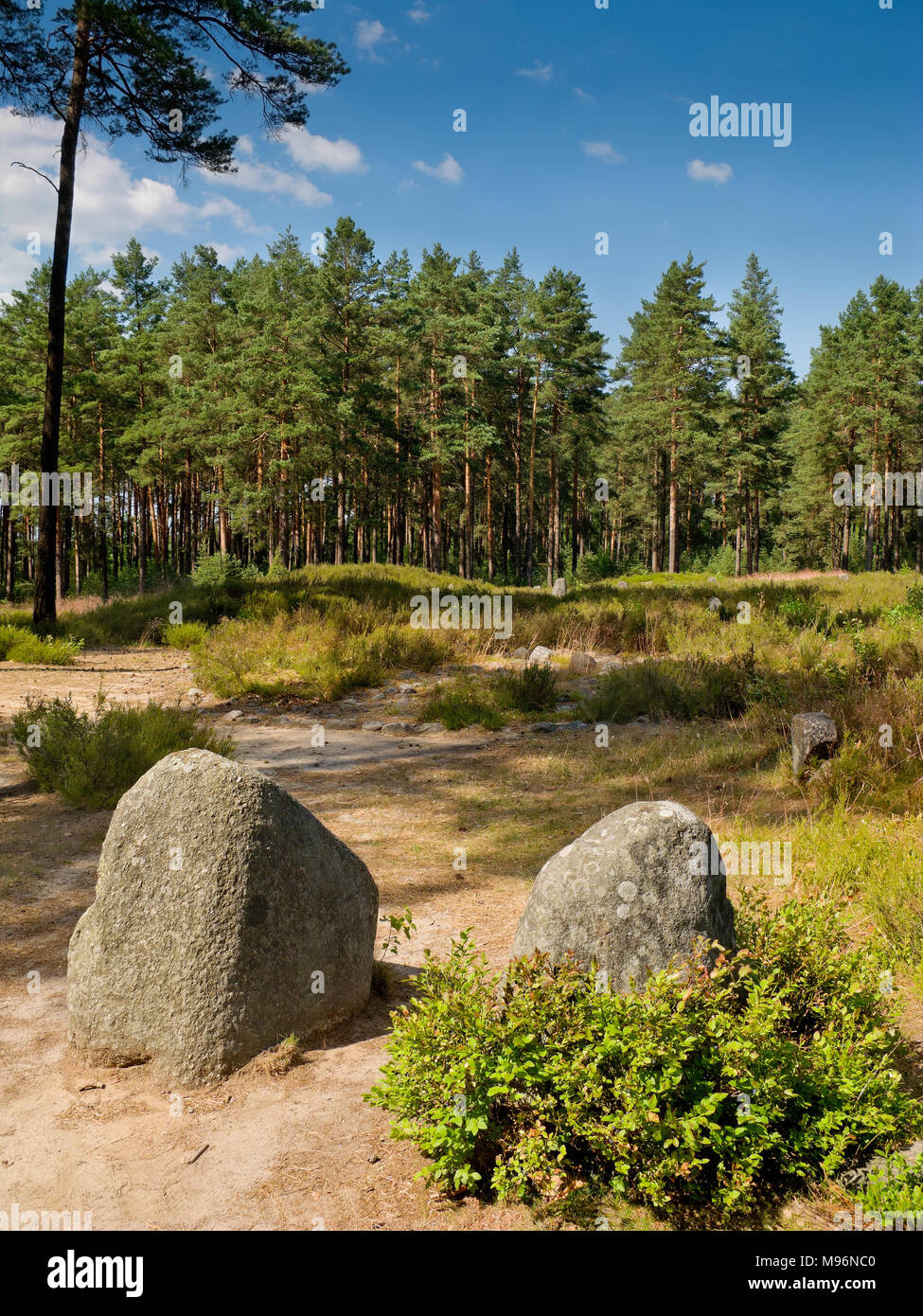 'Stone Circles' reserve. Wielbark culture graveyard (1st. century) of ...