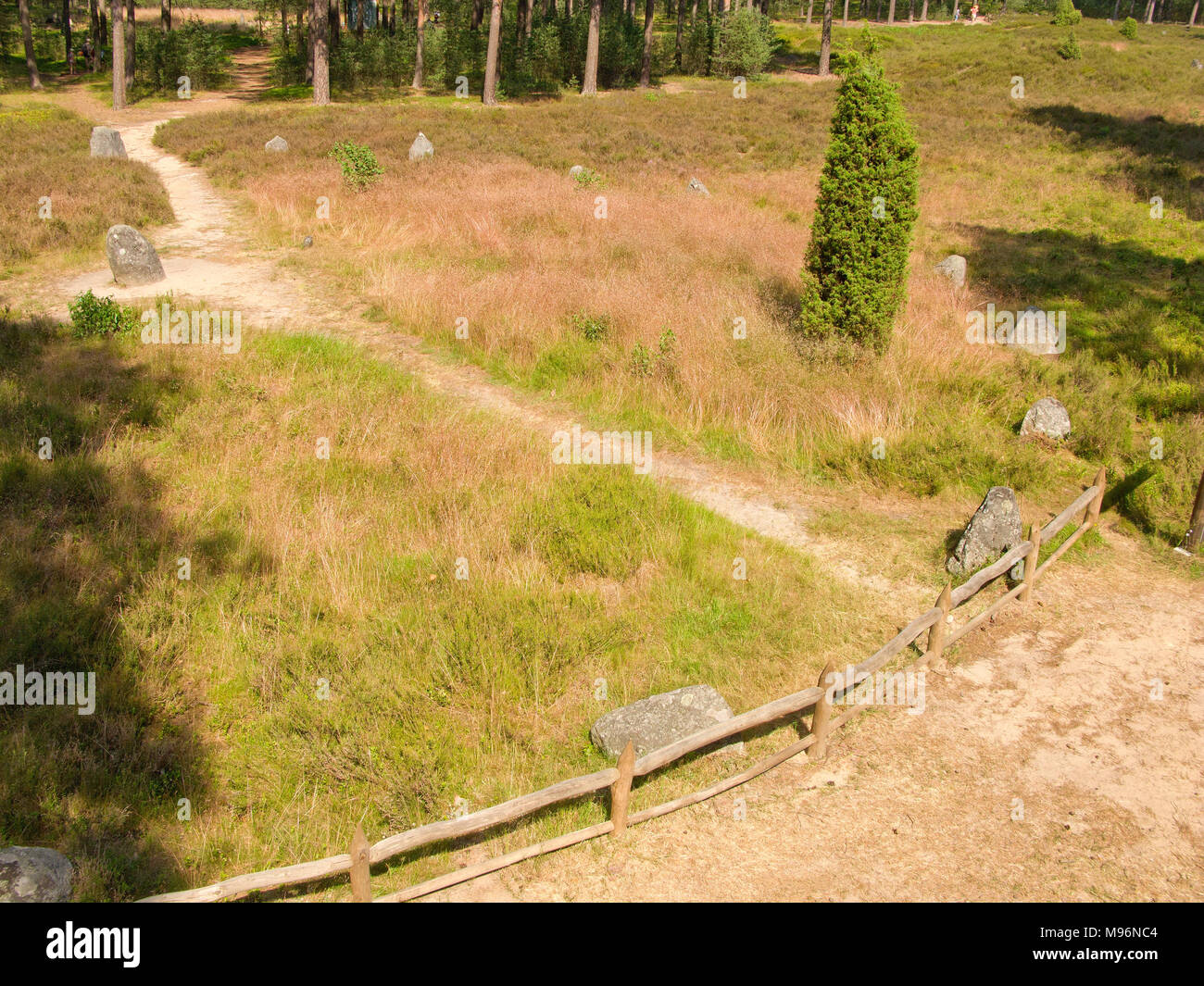 'Stone Circles' reserve. Wielbark culture graveyard (1st. century) of ...