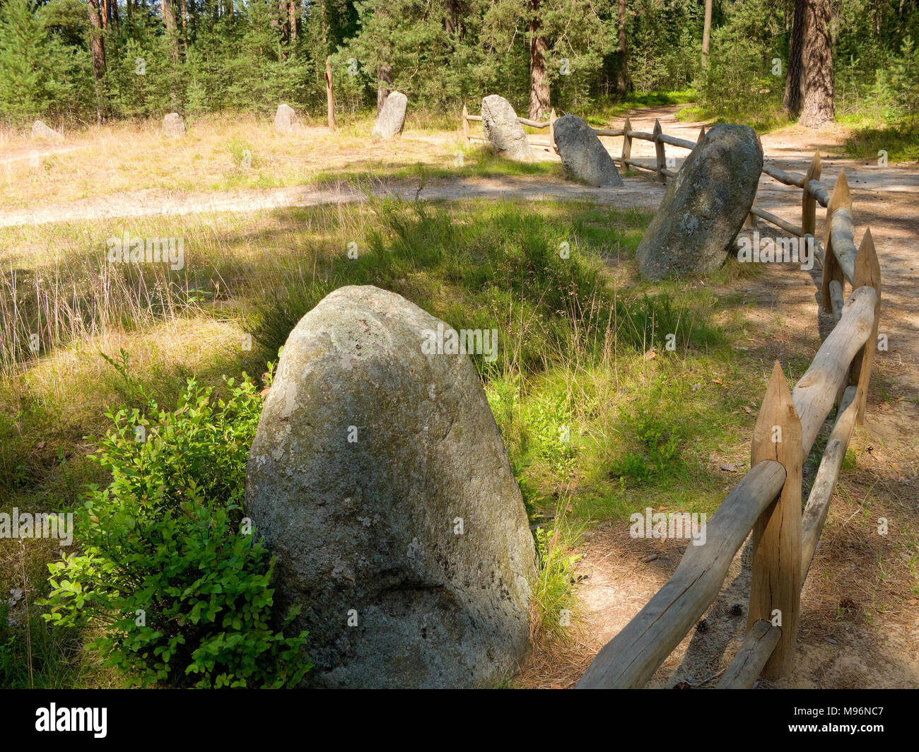 'Stone Circles' reserve. Wielbark culture graveyard (1st. century) of ...