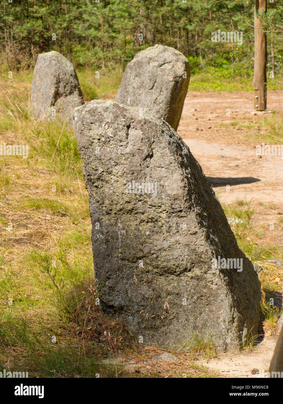 'Stone Circles' reserve. Wielbark culture graveyard (1st. century) of ...