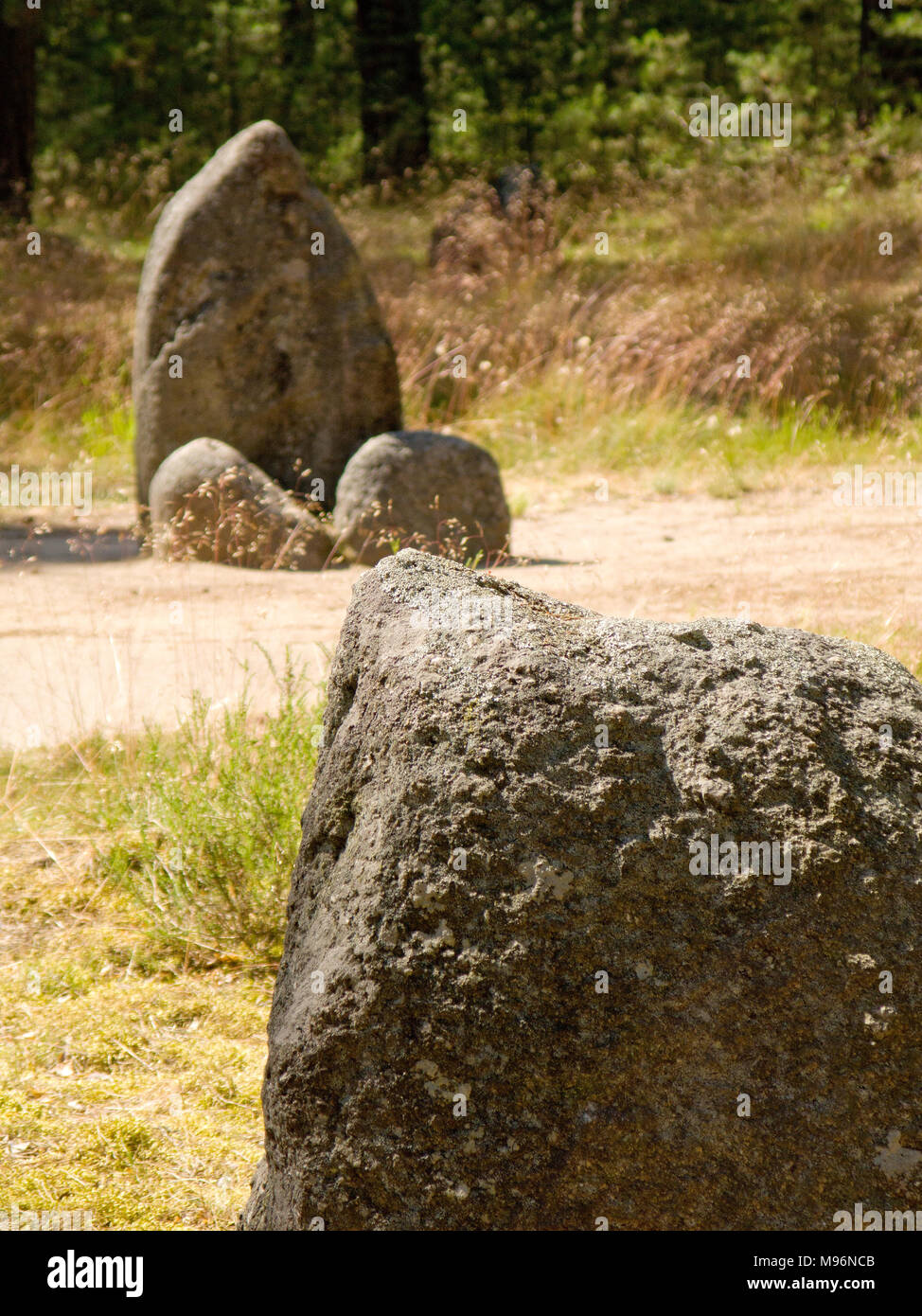 'Stone Circles' reserve. Wielbark culture graveyard (1st. century) of ...