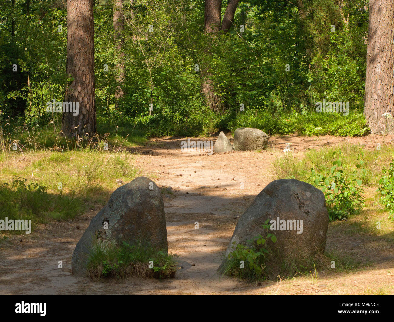 'Stone Circles' reserve. Wielbark culture graveyard (1st. century) of ...