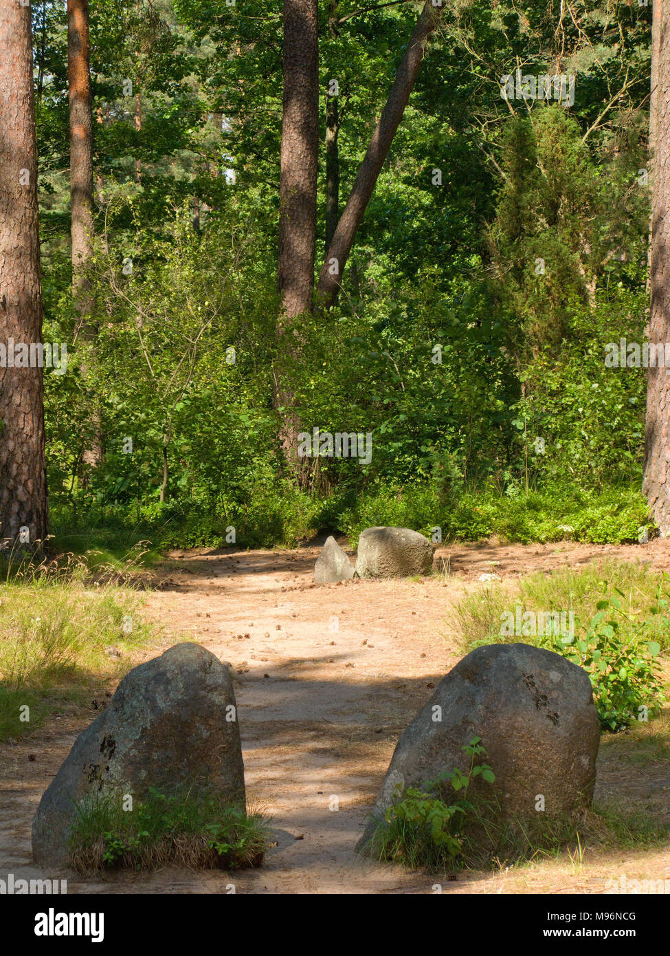 'Stone Circles' reserve. Wielbark culture graveyard (1st. century) of ...