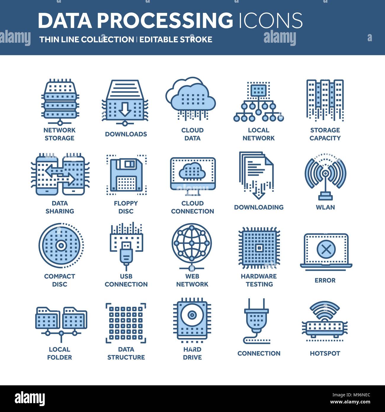 Cloud omputing. Internet technology. Online services. Data processing ...