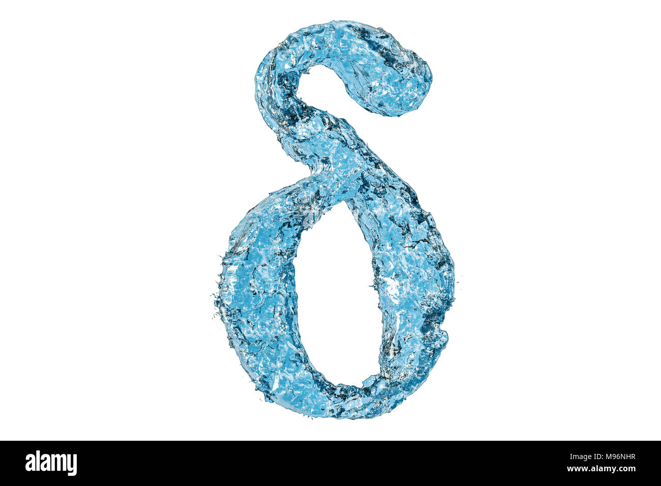 Blue Greek Delta Symbol