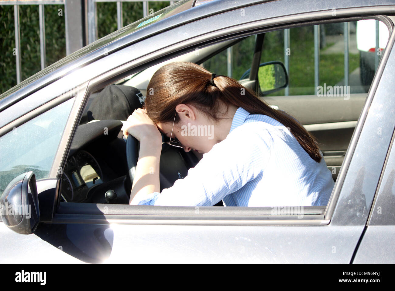 Tired Driver High Resolution Stock Photography and Images - Alamy