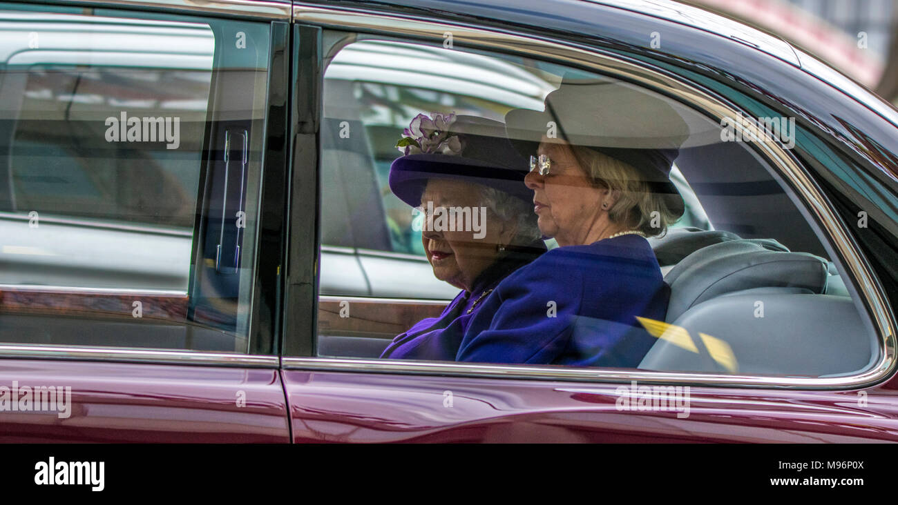 HM The Queen attends the 70th anniversary of the International Maritime ...
