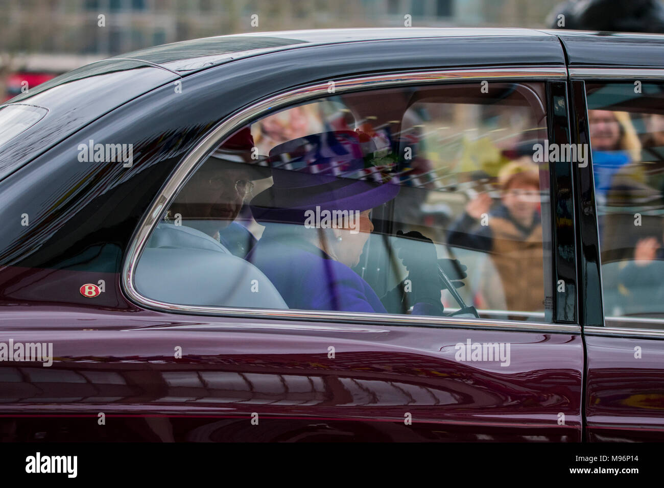 HM The Queen attends the 70th anniversary of the International Maritime ...