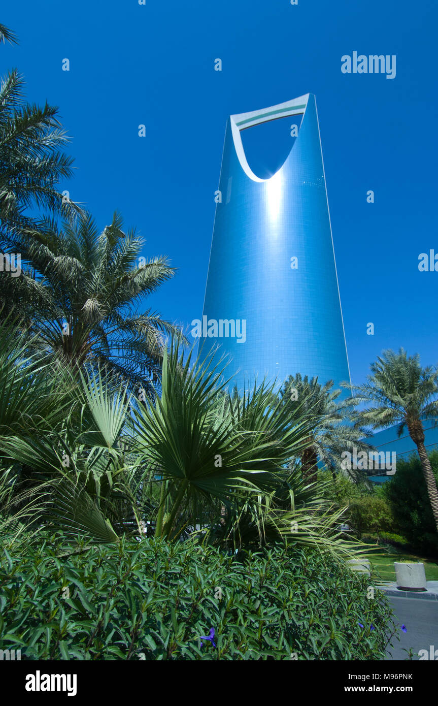 RIYADH - October 21: Kingdom Tower Skyscaper and Surroundings on ...
