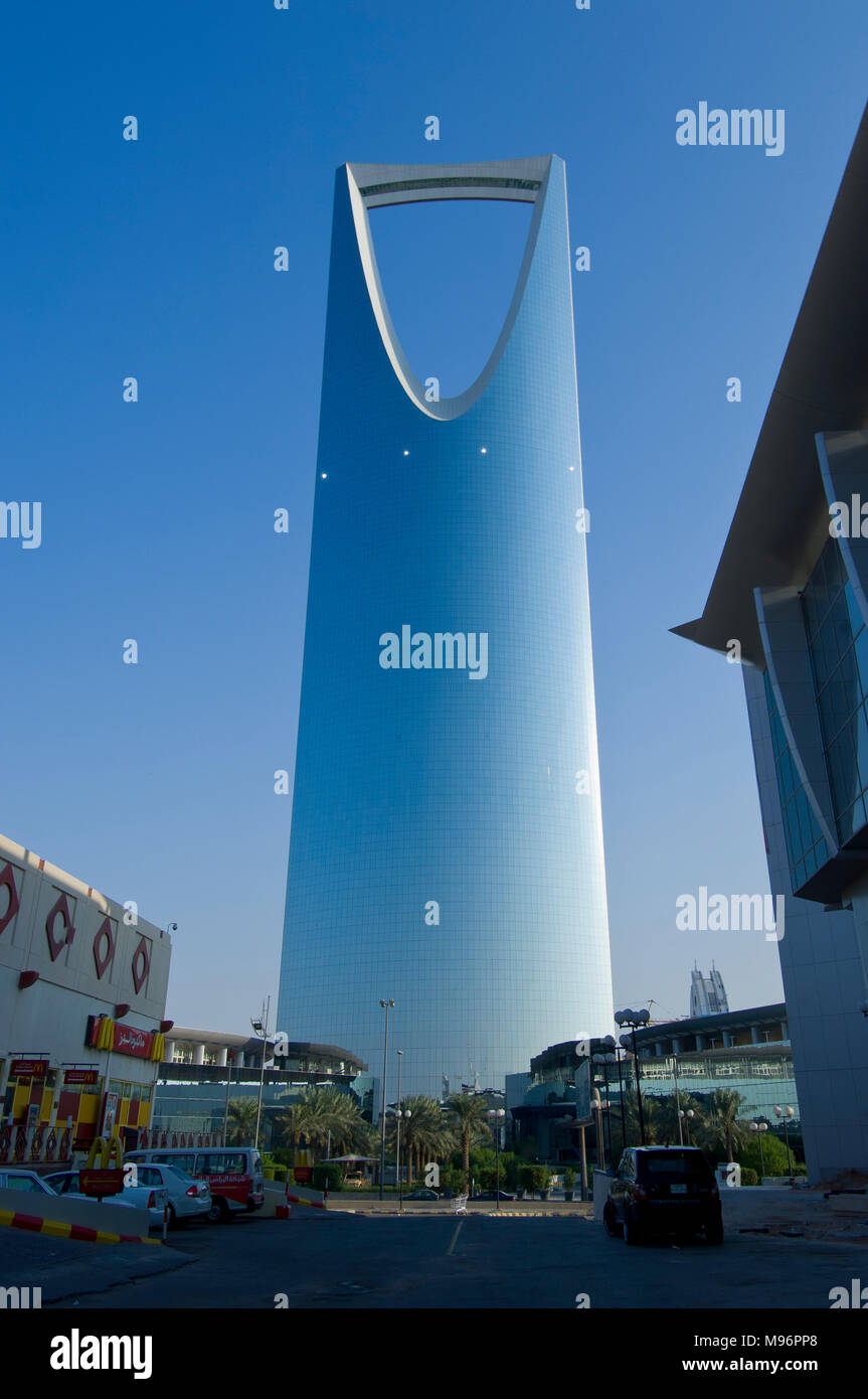 RIYADH - October 21: Kingdom Tower Skyscaper and Surroundings on ...