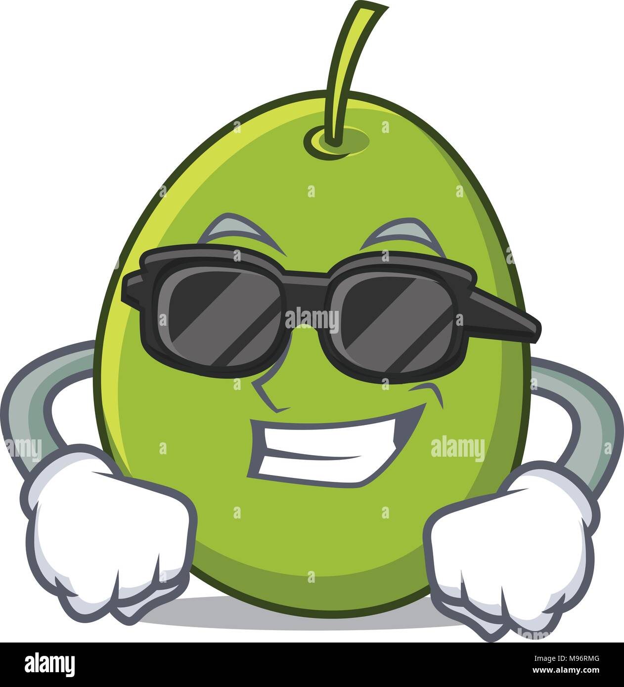 Super cool olive character cartoon style Stock Vector Image & Art - Alamy