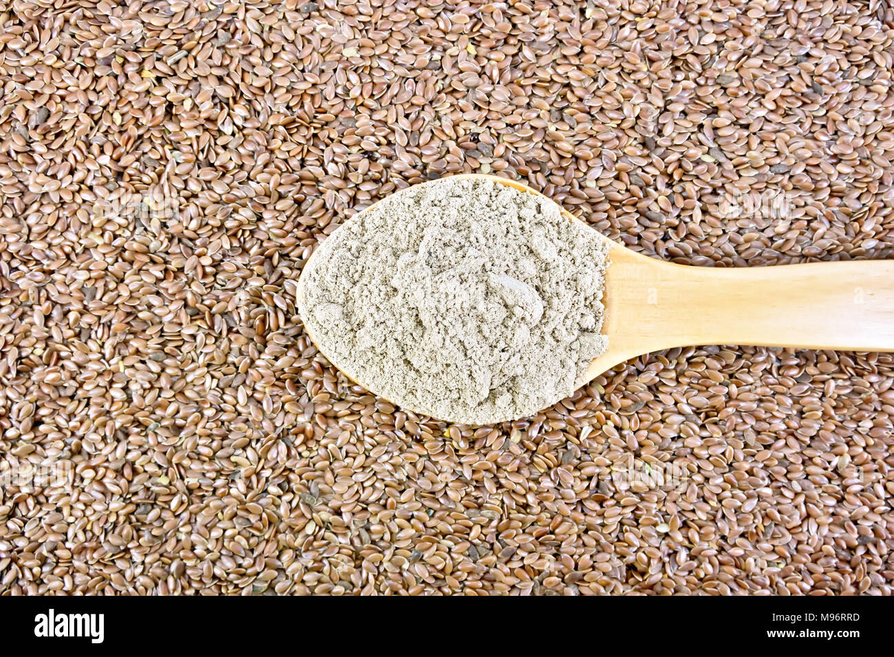 Flax flour hi-res stock photography and images - Alamy