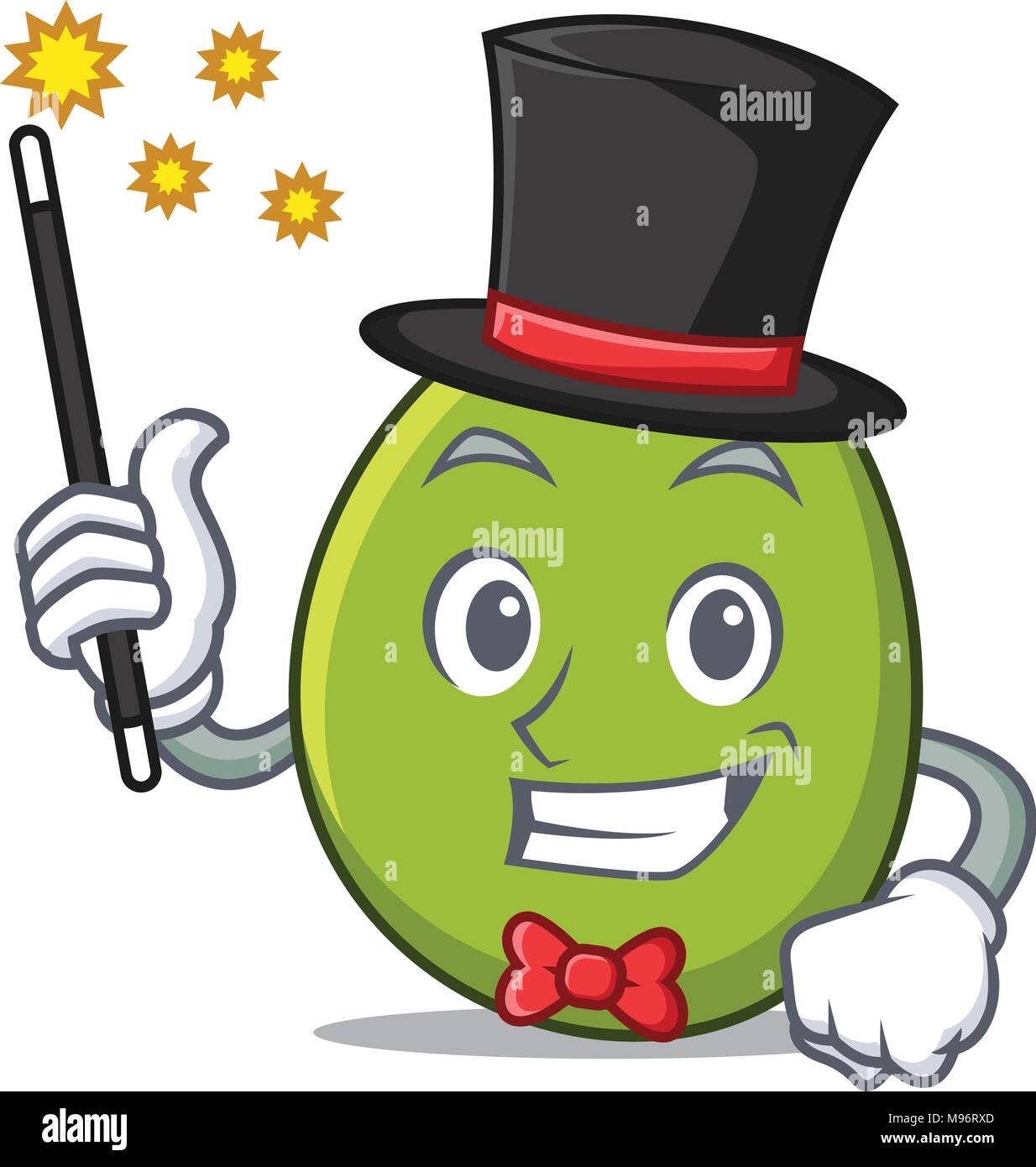 Magician olive mascot cartoon style Stock Vector Image & Art - Alamy