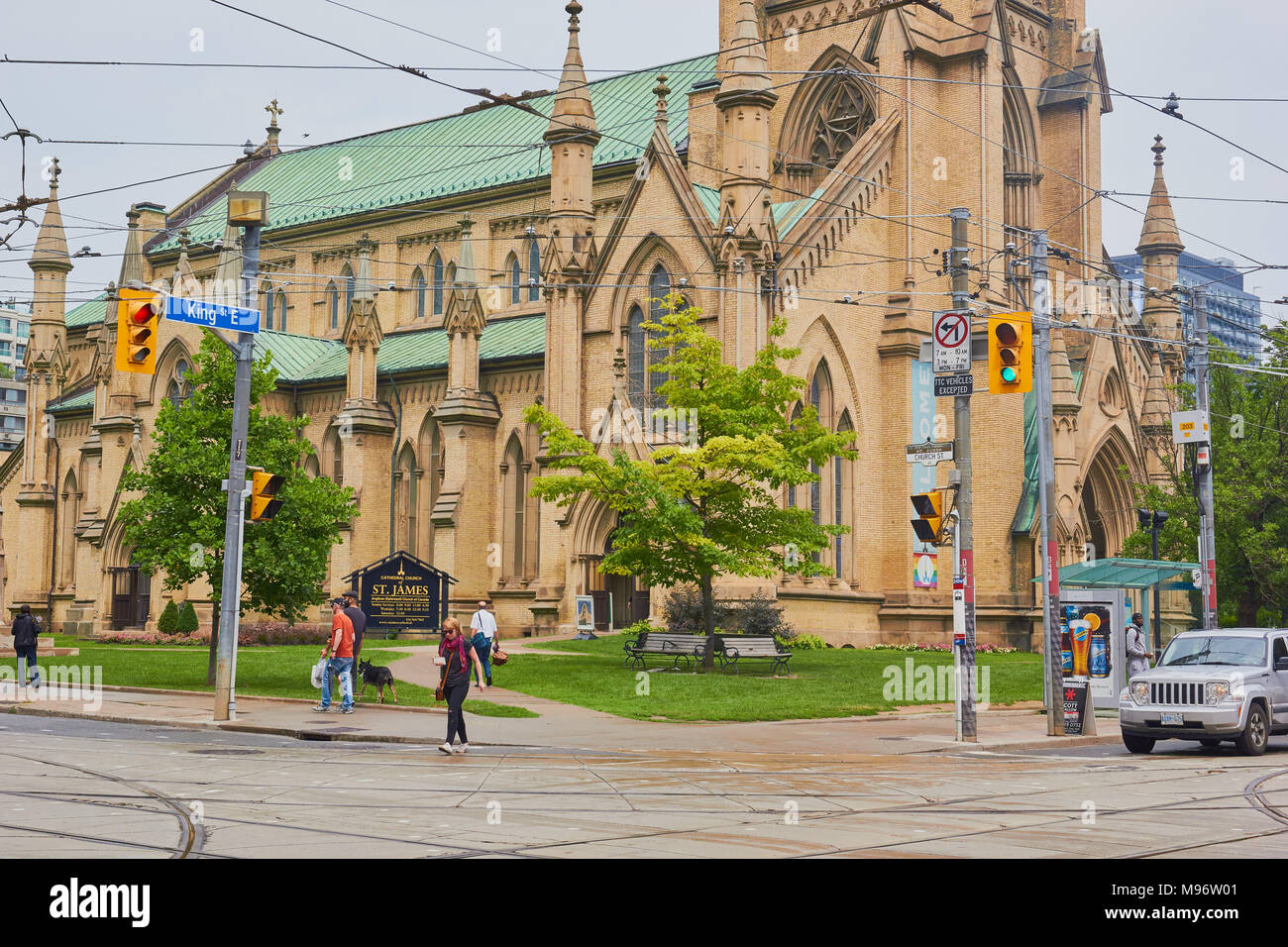Cathedral Church of St James, Downtown Toronto, Ontario, Canada. Opened ...