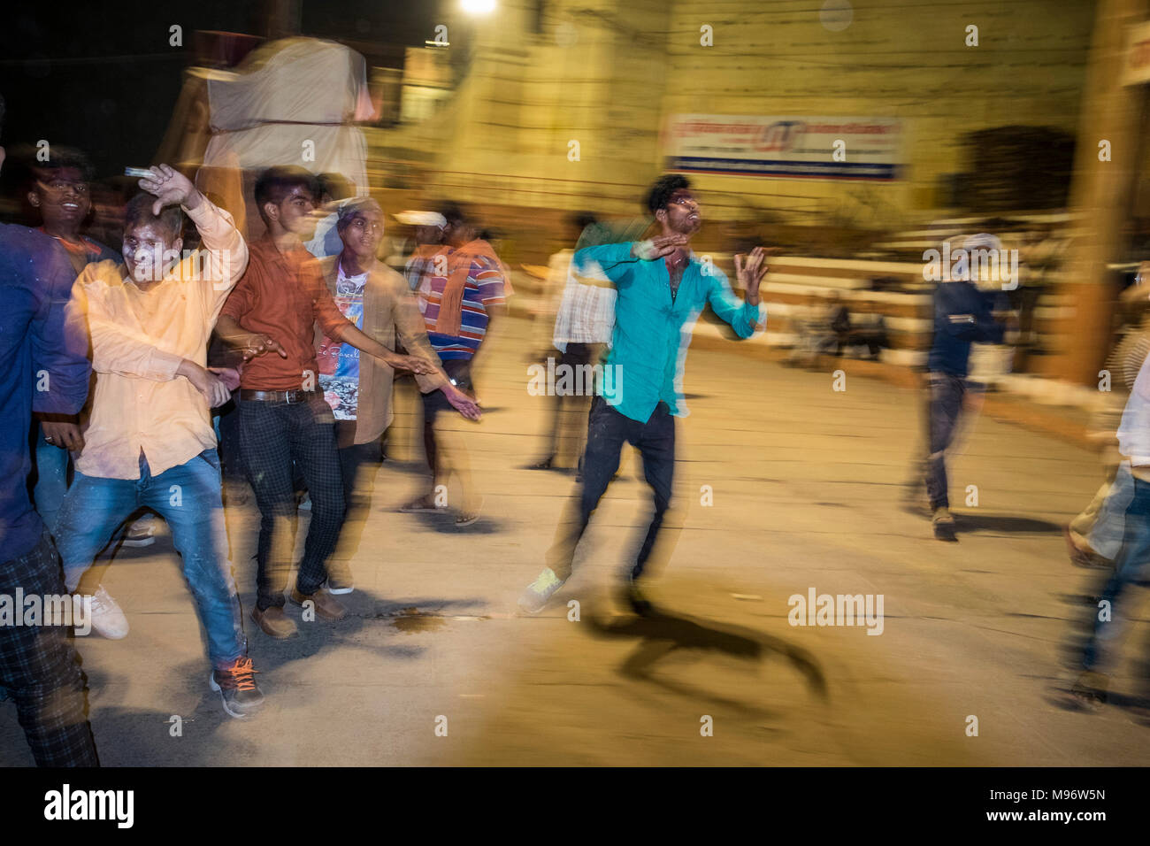 India, Varanasi, local party Stock Photo - Alamy