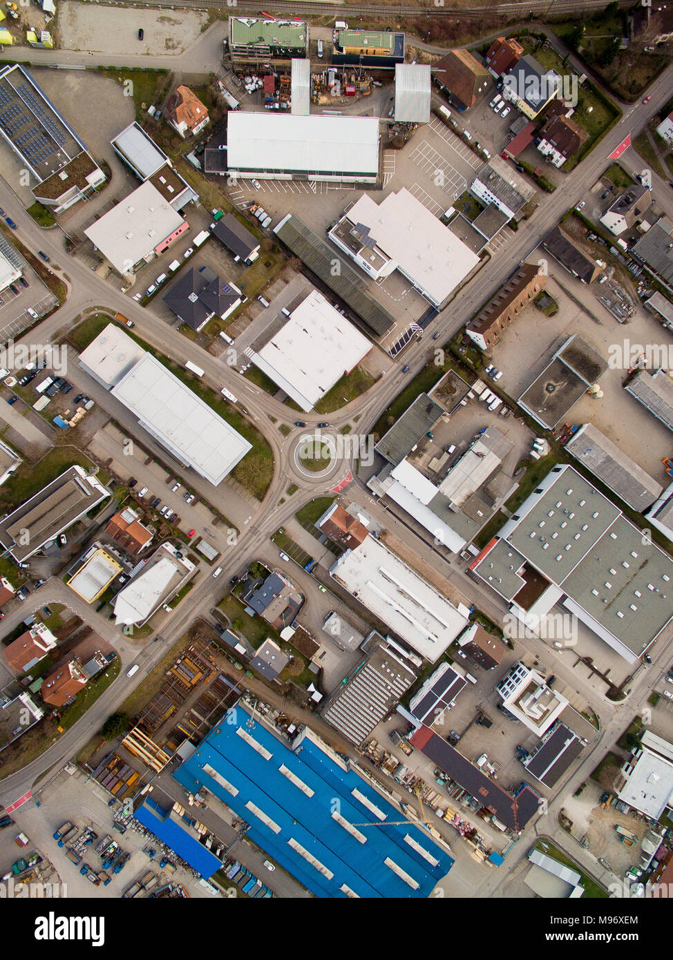top view of urban city and buildings in Germany Stock Photo - Alamy