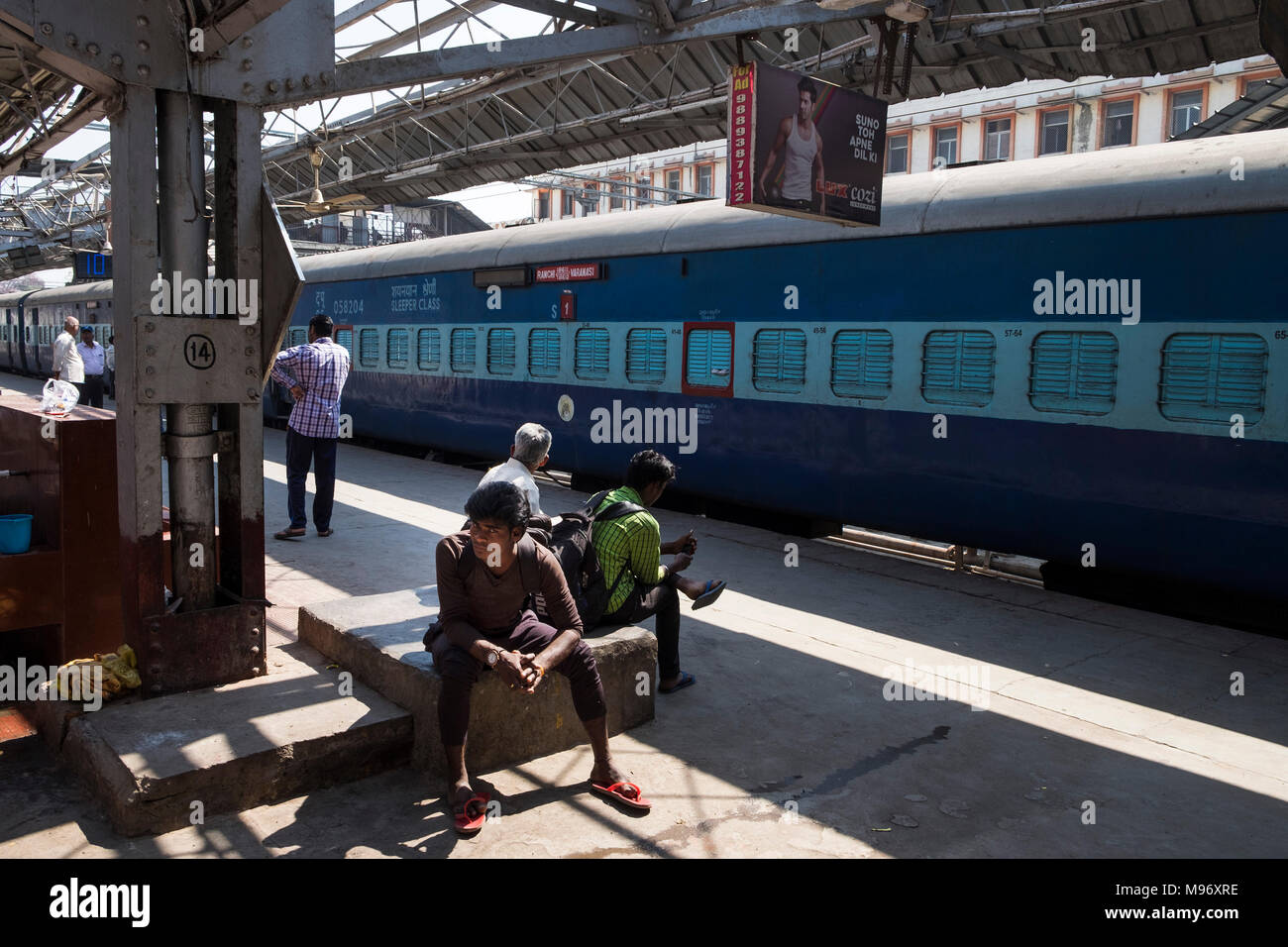 India, Varanasi, railway station Stock Photo - Alamy