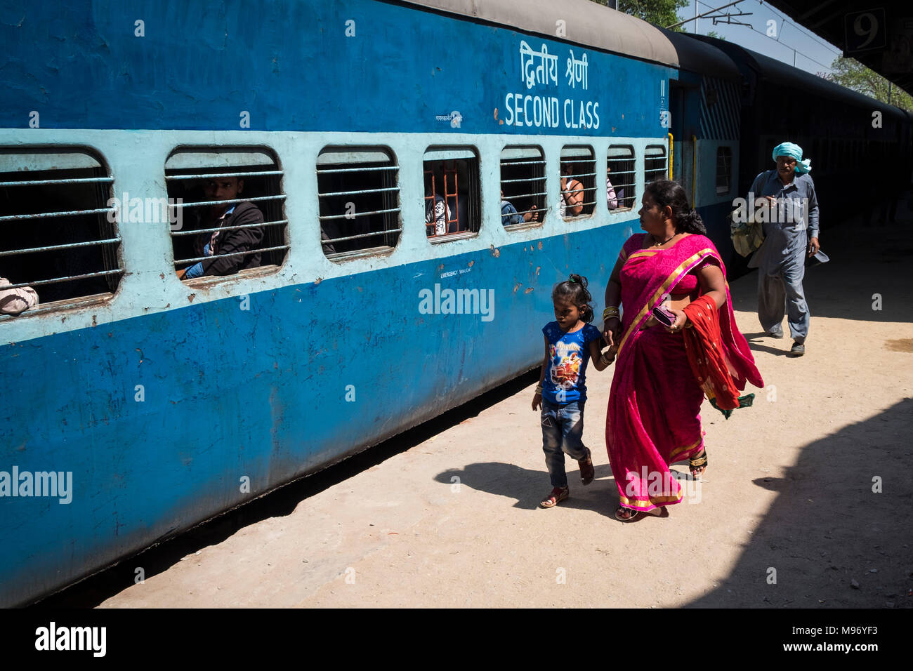 India, Varanasi, railway station Stock Photo - Alamy