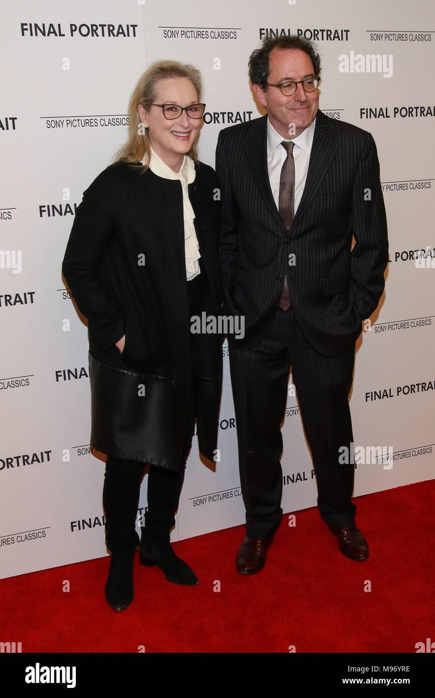New York, NY, USA. 22nd Mar, 2018. Meryl Streep at arrivals for Sony ...