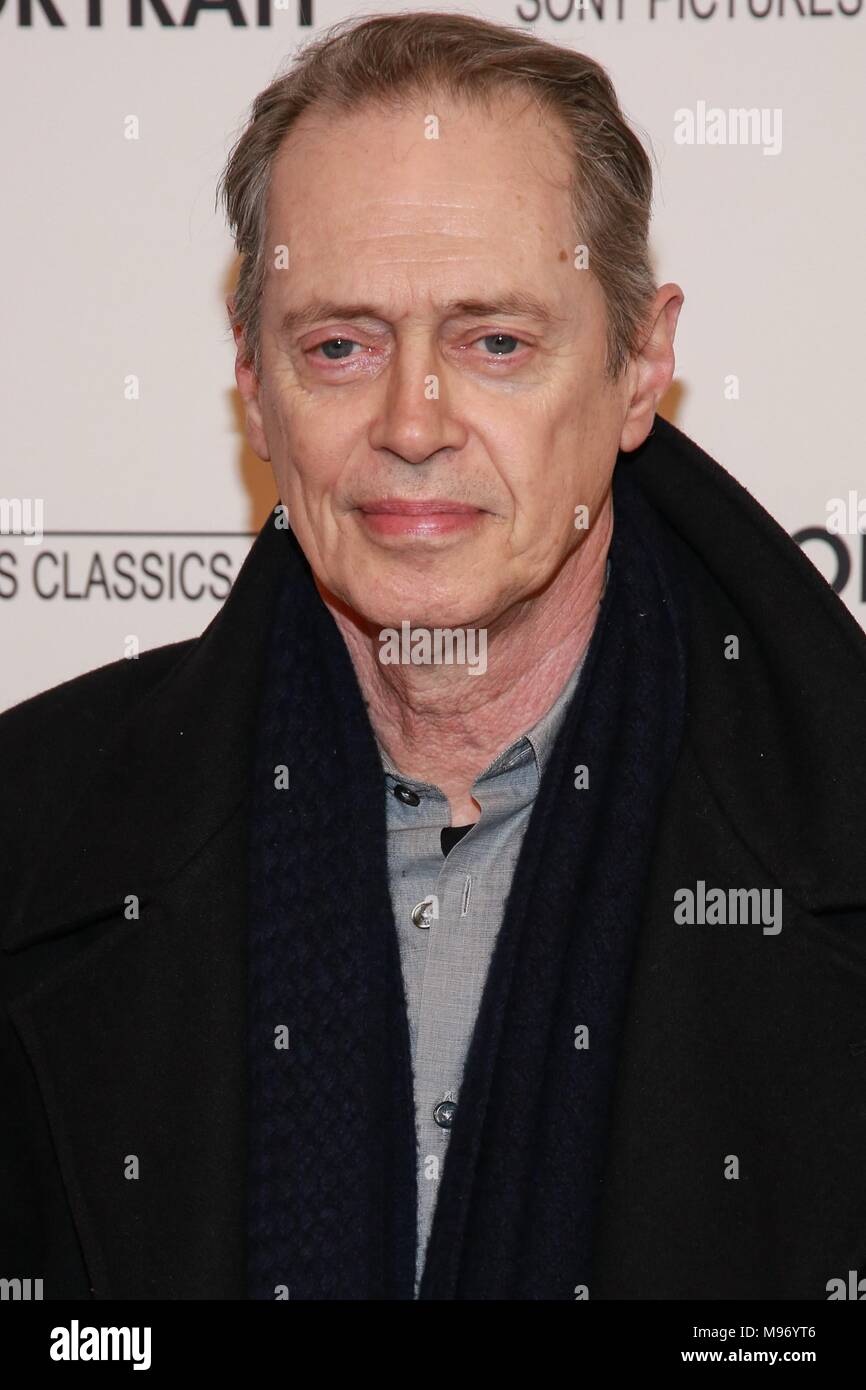 New York, NY, USA. 22nd Mar, 2018. Steve Buscemi at arrivals for Sony ...