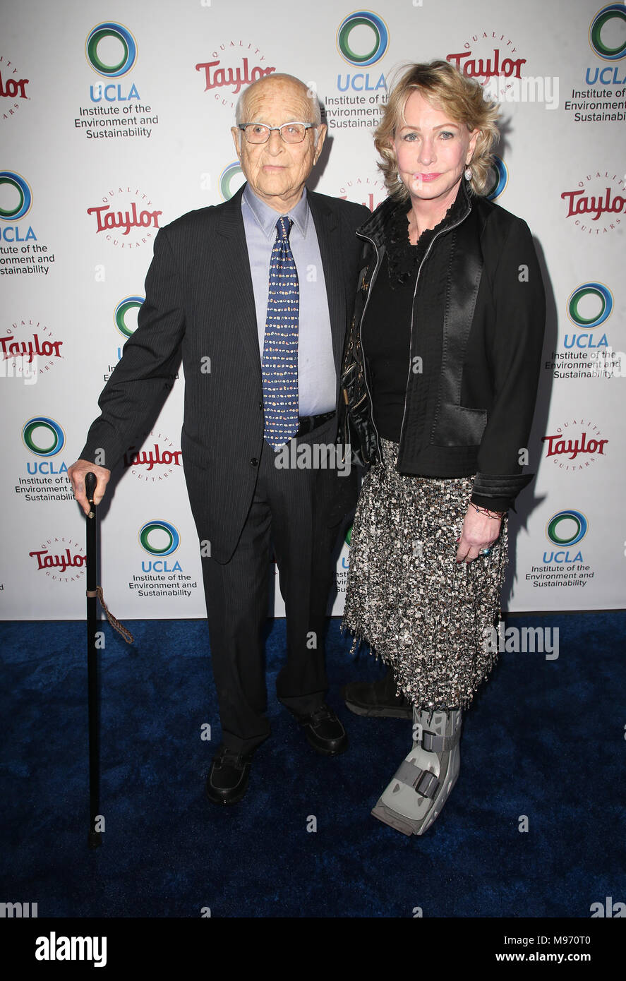 Beverly Hills, Ca. 22nd Mar, 2018. Norman Lear, Lyn Lear, at the UCLA's ...