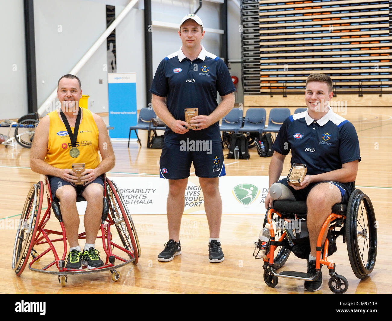 Melbourne, Australia. 23rdt March 2018. 2018 Wheelchair Aussie Rules ...