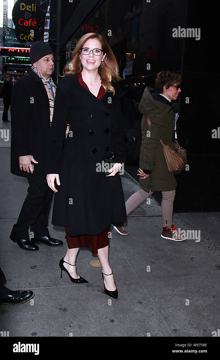 New York, NY, USA. 23rd Mar, 2018. Jenna Fischer at Good Morning ...