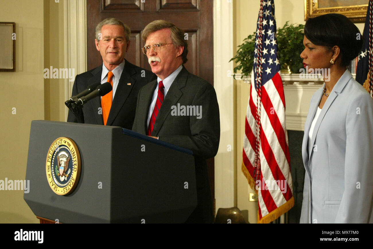 Condoleezza rice bush hi-res stock photography and images - Alamy
